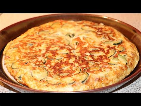 Tortilla Espagnole La Courgette Oignon Lardon Facile Bon