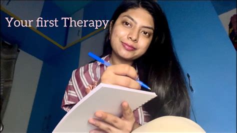 ASMR Therapist Rp Your First Therapy Session Comforting Reassuring