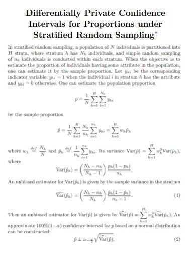 stratified random sample 30 in pdf