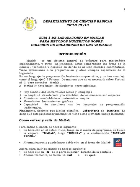 guia1 matlab pdf matlab ventana informática