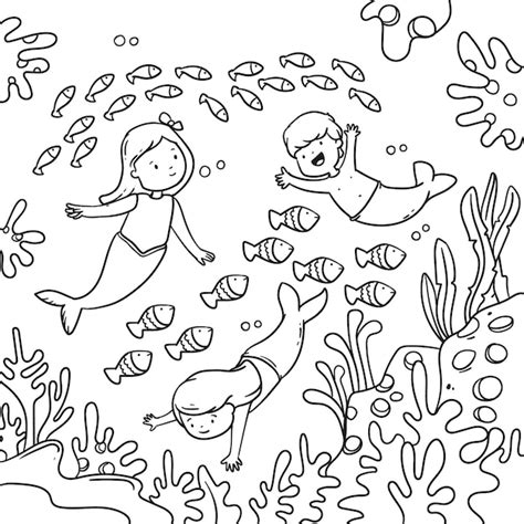 Illustration De Livre De Coloriage Vecteur Gratuite