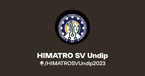 HIMATRO SV Undip Twitter Instagram Linktree