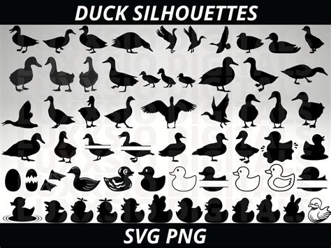 Duck Svg Rubber Duck Svg Duck Png Duck Hunting Svg Duck Prints