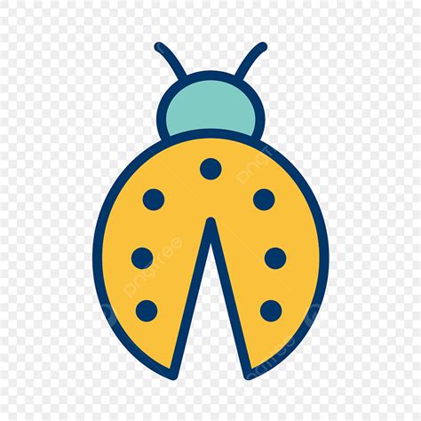 Lady Bug Clipart Transparent Background Vector Lady Bug Icon Bug