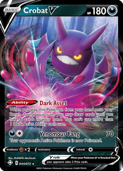 Crobat V Shining Fates Pokemon