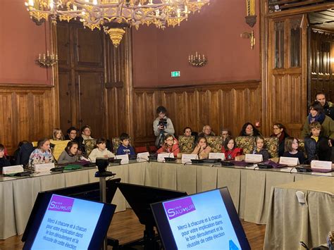 Saumur Les nouveaux élus du Conseil Municipal des Enfants