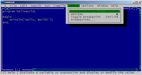 turbo pascal 6 0 version of programming language pascal progopedia encyclopedia of