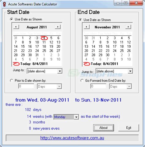 acute date calculator calculate the difference between dates 47880 hot sex picture