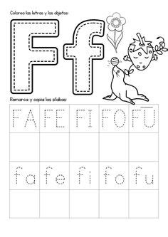 Ideas De Fa Fe Fi Fo Fu Actividades De Letras Lectura Y Escritura