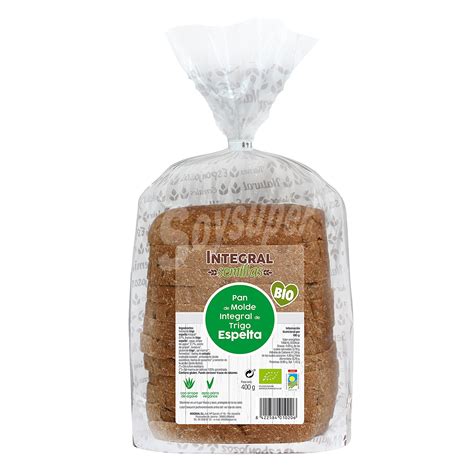 INTEGRAL SEMILLAS Pan de molde de espelta integral ecológico Ecocesta 400 g