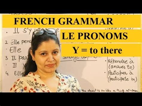 All About The Pronoun Y In French How And Where To Place It Le