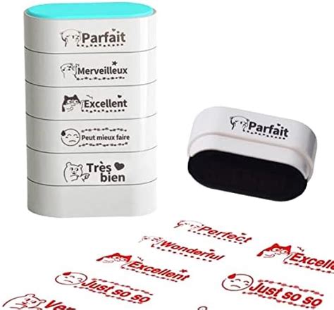 Fgjcj Tampons Enseignants Fran Ais Pcs Tampon Encreur Enseignant Pour