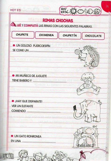 Ejercicio De La Rima En Pdf Online Artofit