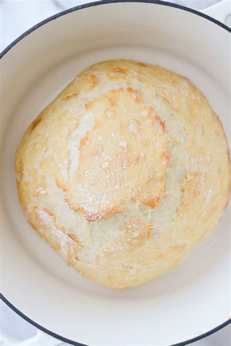 No Knead Rustic Bread Simply Scratch