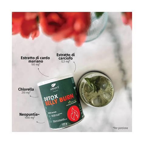 Detox Belly Burn Double Action Integratore Nature S Finest