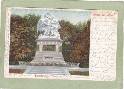Basel Strassburger Denkmal 1901 Kaufen Auf Ricardo