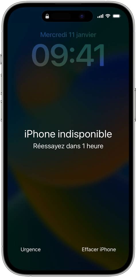 Comment réinitialiser et débloquer un iPhone indisponible