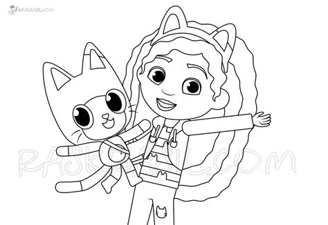 Coloriage Gabbys Dollhouse Pandy Paws Coloriage Gabbys Dollhouse Porn