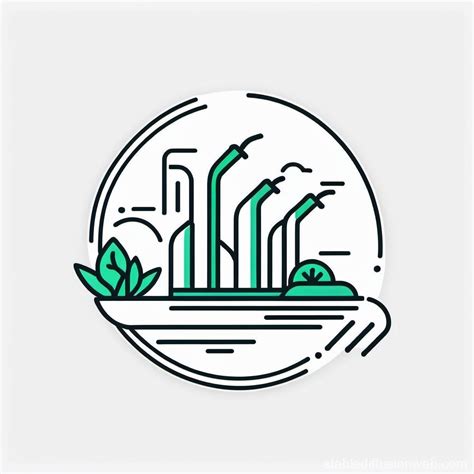 Vibrant Decarbonization Value Chain Illustration Stable Diffusion Online