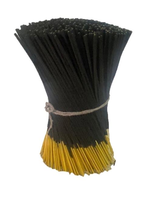 Bamboo Black And Yellow 9 Inch Mogra Natural Incense Stick For