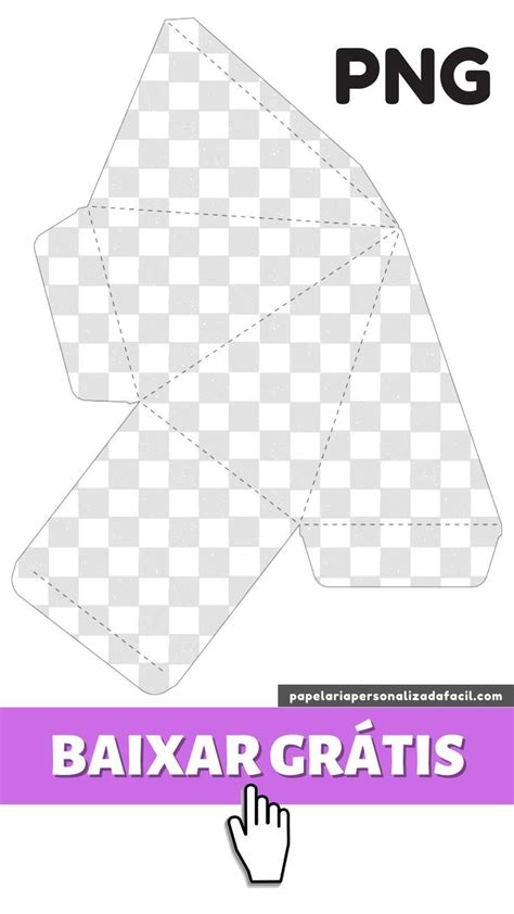 GrÁtis molde caixa pirâmide png fundo transparente Artofit