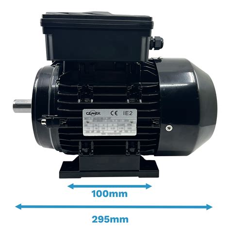 Moteur monophasé CEMER ML B34 1 1 KW 3000 tr min 230V HA80