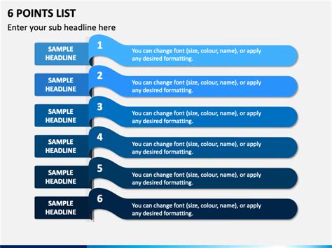 Free Points List For Powerpoint And Google Slides Ppt Slides