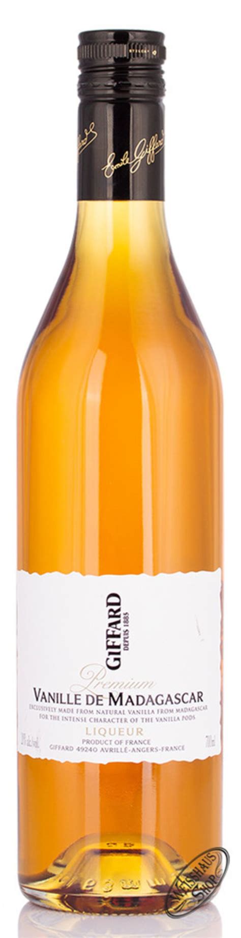 Giffard Vanille de Madagascar Likör 20 vol 0 70l Weisshaus Shop