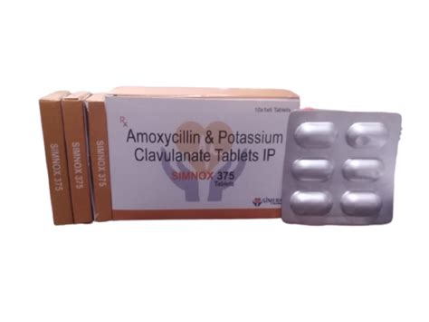 Amoxycillin 250 Potassium Clavulanate 125mg Lactic Acid Basillus 10X6