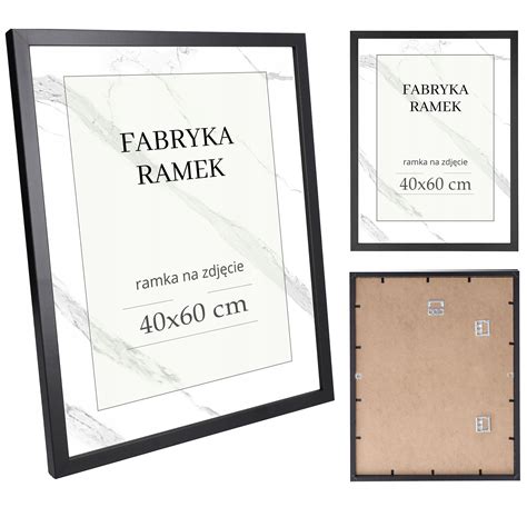 Ramka 40x60 ramki na zdjęcia czarna rama do zdjęć Ramka 40x60 ramki na