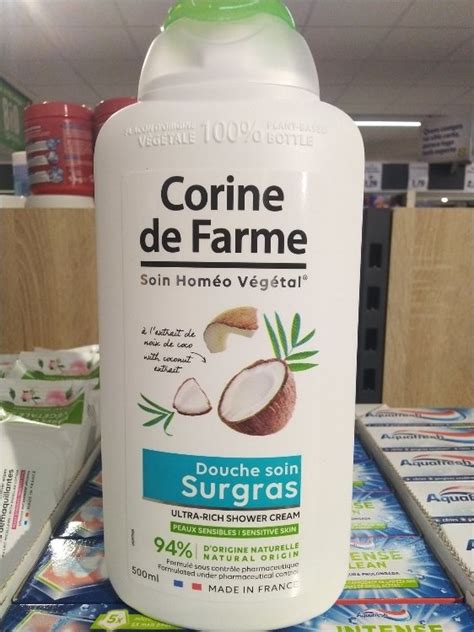 Corine de Farme Douche soin Surgras à l extrait de Noix de Coco INCI
