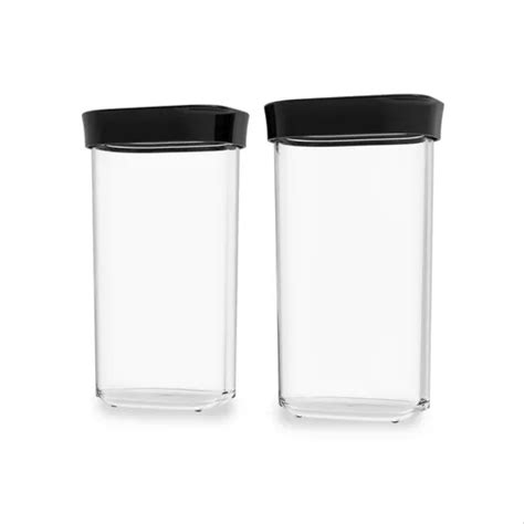 Kit 2 Potes Herméticos Porta Mantimentos Alimentos 500ml Cor