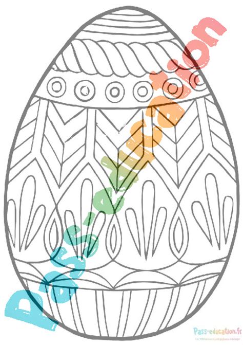 Coloriage gratuit d oeufs de pâques téléchargez imprimez des