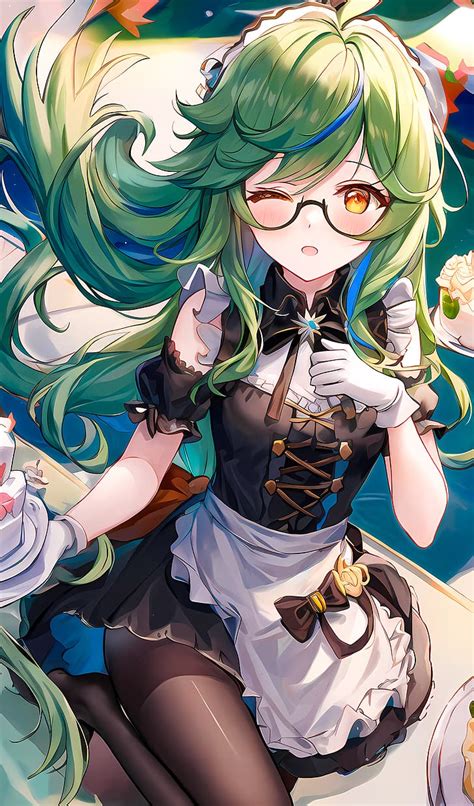 Online Crop HD Wallpaper Anime Girls Genshin Impact Sucrose
