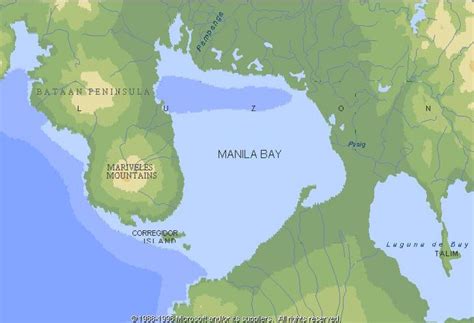 Map Of Manila Bay
