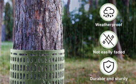 Amazon HKZTUY 7PCS Tree Bark Protector Expandable Tree Trunk