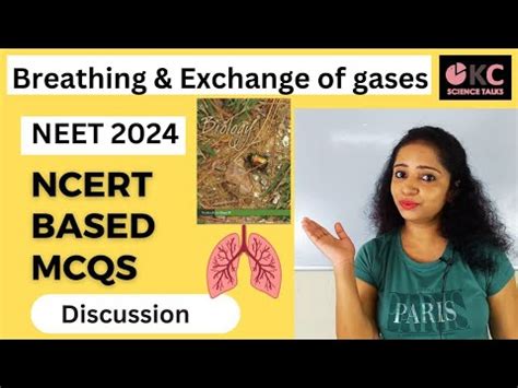 NCERT Based MCQ For NEET 2024 I Breathing And Exchange Of Gases I Class