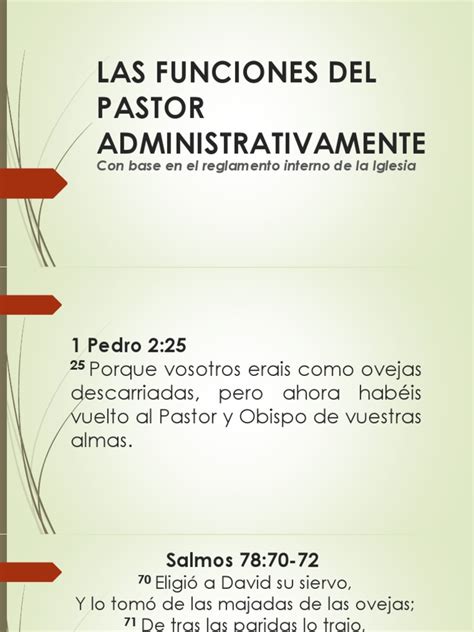 Cual Es La Funcion De Un Pastor Segun La Biblia 2024