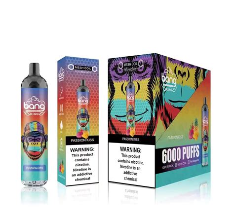 Bang King 6000 Puff 6k Puff Einweg Vape Stift Verdampfer 6000 Puff Mesh