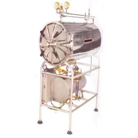 Horizontal High Pressure Cylindrical Steam Sterilizer At Best Price In