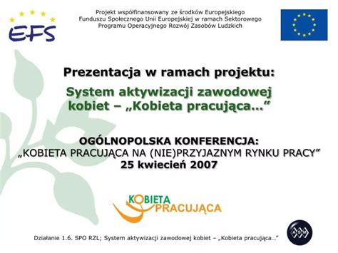 PPT Prezentacja W Ramach Projektu System Aktywizacji Zawodowej