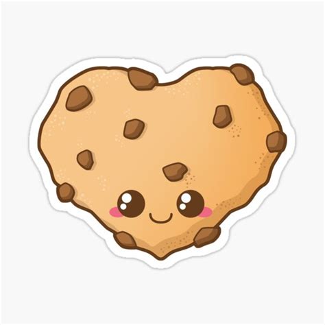 Heart Cookie Sticker For Sale By Pai Thagoras Redbubble
