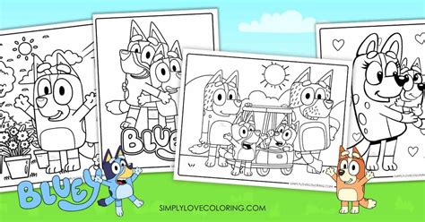 Unleash Your Creativity With Bluey Coloring Pages Free