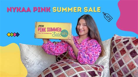 NYKAA PINK SUMMER SALE 2023 REVIEW NYKAA HAUL MAKEUP SKINCARE