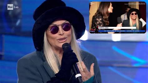 Sanremo 2023 Anna Oxa Nega Lintervista Alla Moglie Di Amadeus