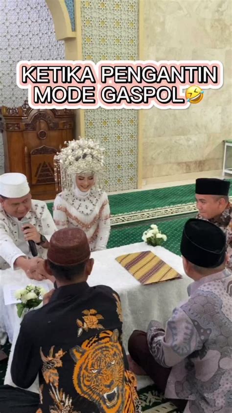 Minda Art On Twitter Mempelainya Terlalu Bersemangat Pak