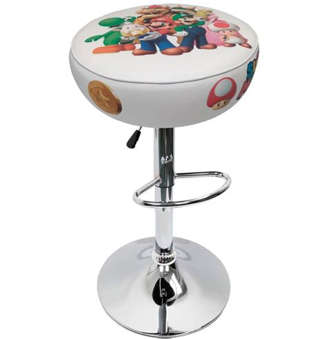 Tabouret Arcade Personnages de Super Mario Bros TYPE DE REVÊTEMENT AVEC