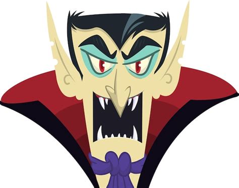 Feliz halloween conde drácula cara avatar lindo personaje de vampiro de