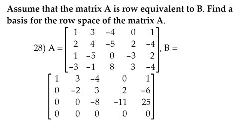 solved find a basis for the column space of the matrix 1