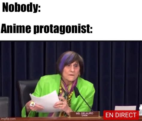 Aggregate More Than Anime Protagonist Memes In Cdgdbentre